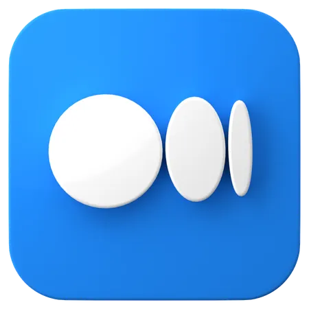 Free Medium 3D Icon - Free Download Logos 3D Icons | IconScout