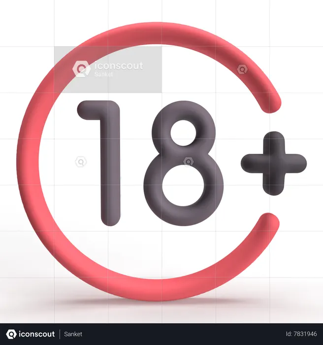 18+ 3D Icon download in PNG, OBJ or Blend format