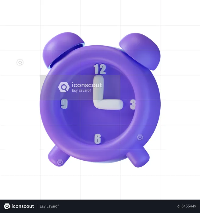 Alarm Clock 3D Icon - Free Download User Interface 3D Icons | IconScout