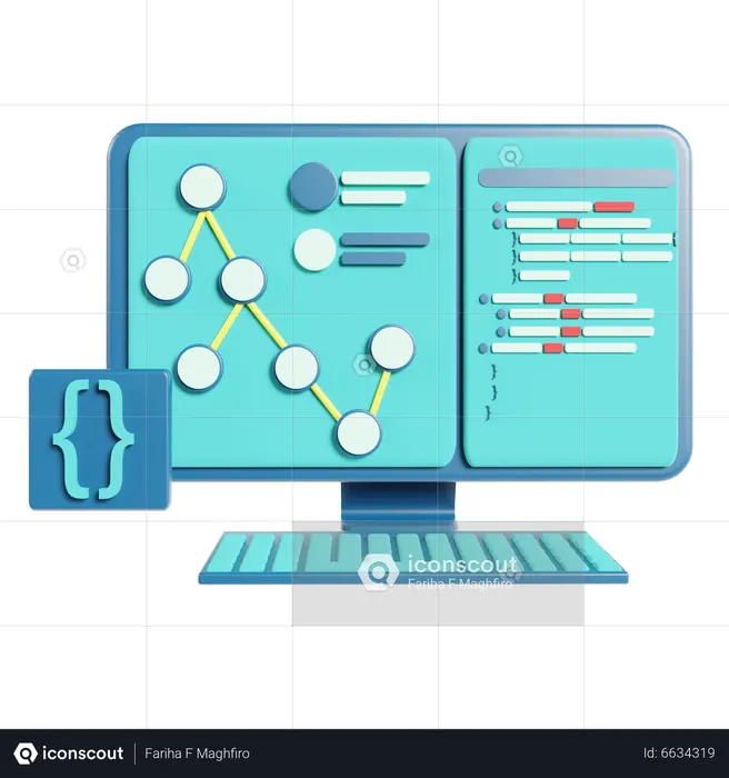 Algorithm 3D Icon - Free Download Science & Technology 3D Icons | IconScout
