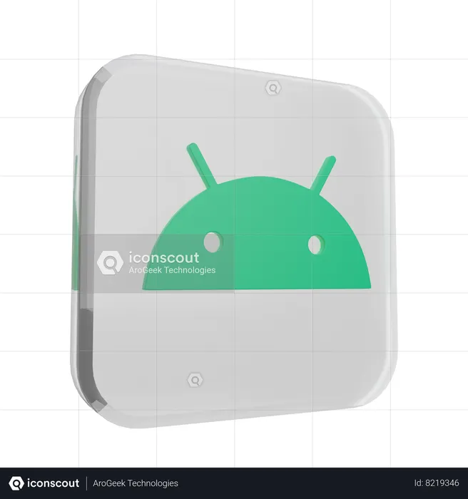 Android 3D Icon - Free Download Logos 3D Icons | IconScout
