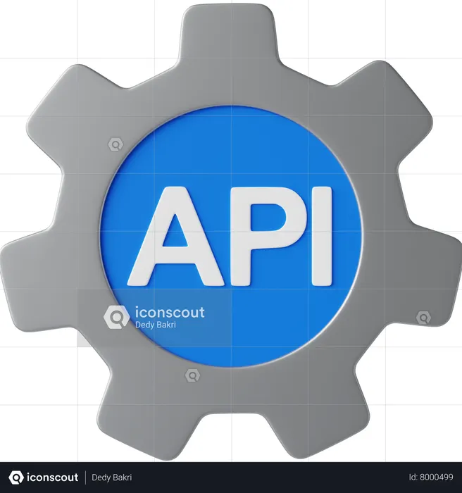 API 3D Icon - Free Download Design & Development 3D Icons | IconScout