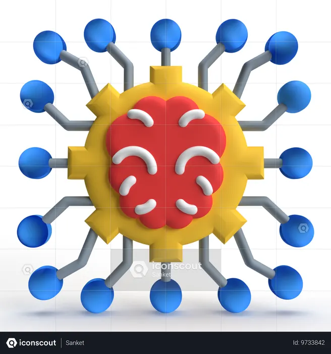 Aprendizaje Automático 3D Icon - Free Download Tecnología científica 3D Icons | IconScout