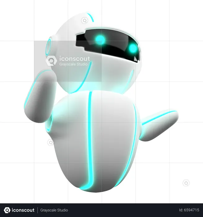 Artificial Intelligence Robot 3D Illustration - Free Download Science ...