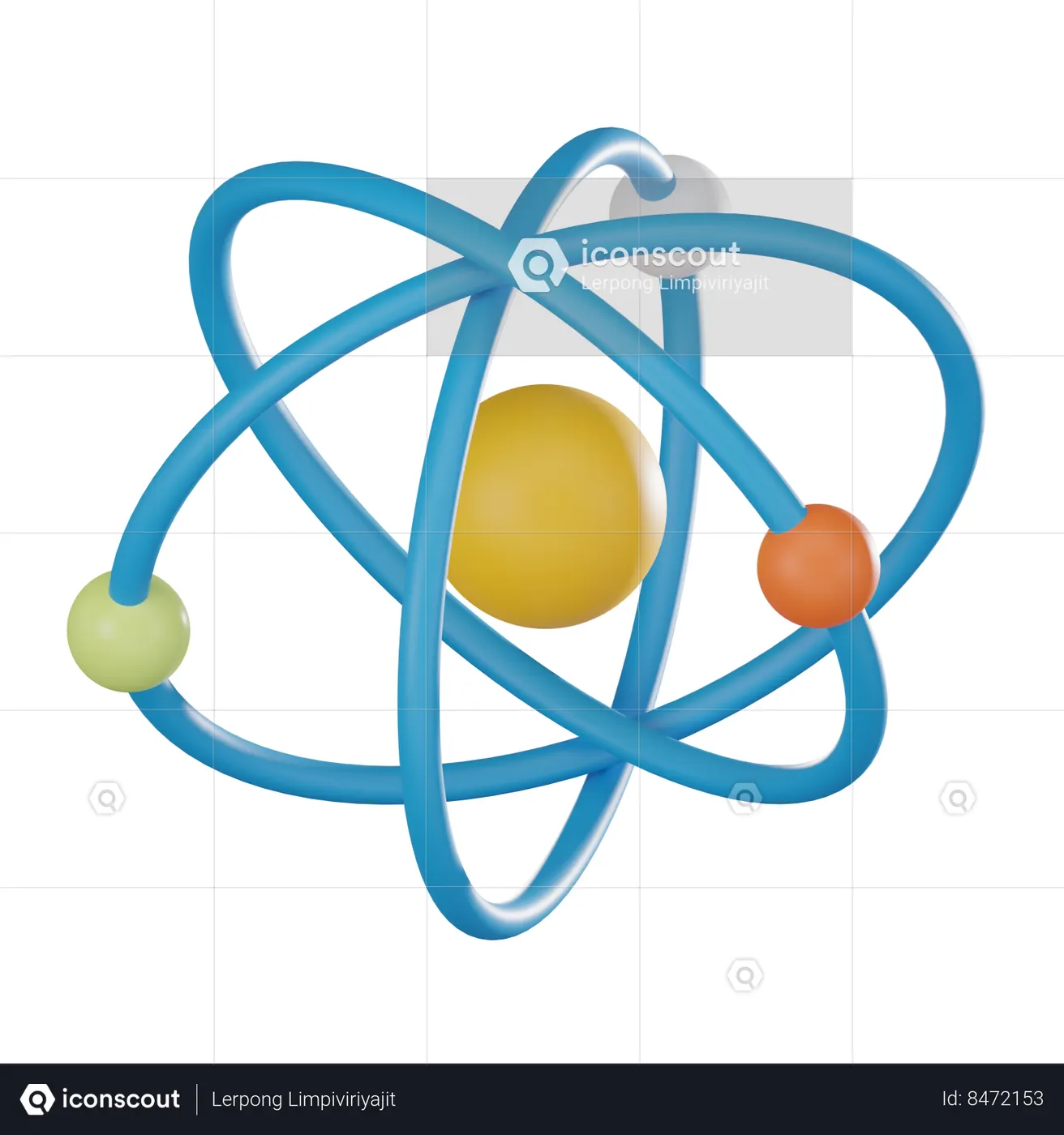 Atomic structure 3D Icon download in PNG, OBJ or Blend format Atomic structure 3D Icon download in PNG, OBJ or Blend format