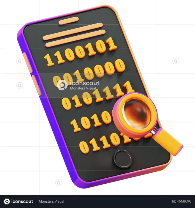 Binary Code 3D Illustration - Free Download Crime & Security 3D ...