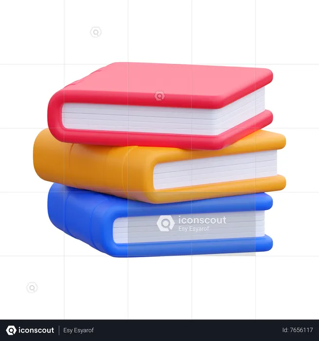 Books 3D Icon - Free Download School & Education 3D Icons | IconScout