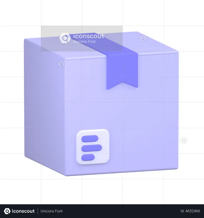 Box 3D Icon - Free Download Vehicle 3D Icons | IconScout