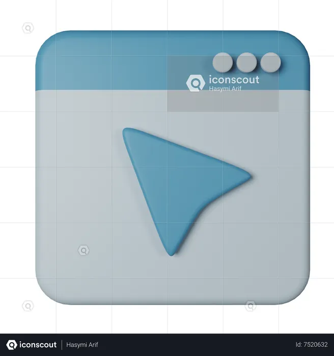Browser 3d Icon Download In Png Obj Or Blend Format