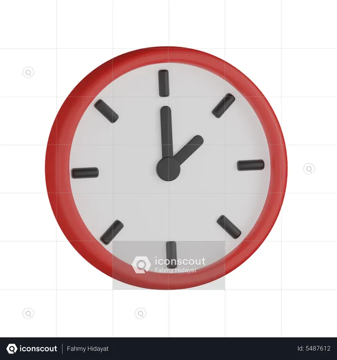 Clock 3D Icon - Free Download User Interface 3D Icons | IconScout