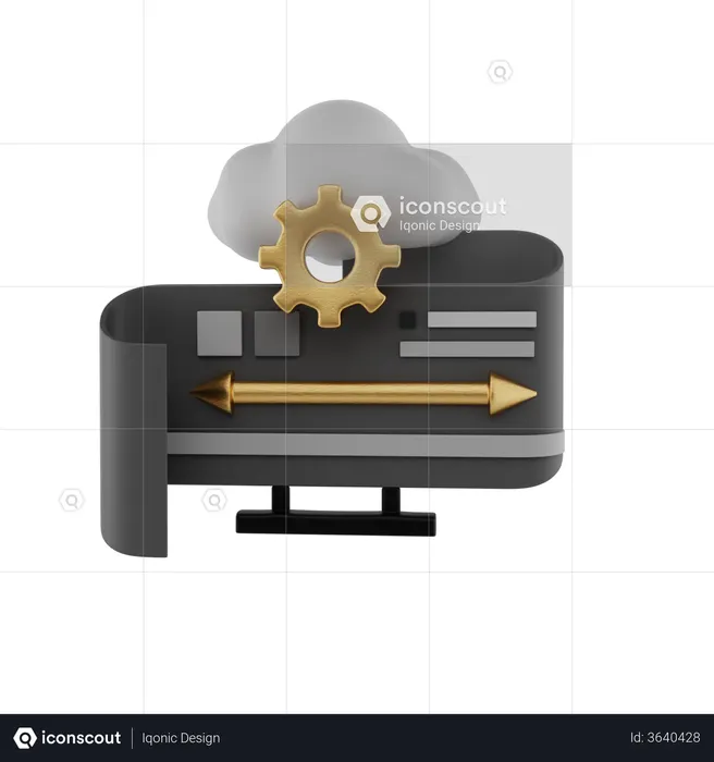 Cloud Data Flow 3D Illustration - Free Download Business 3D ...