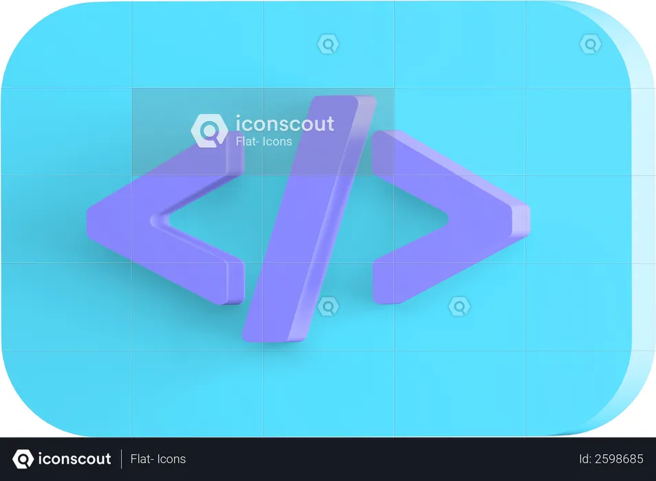 Code 3d Illustration Download In Png Obj Or Blend Format