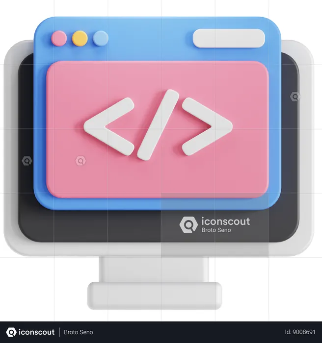 Code 3D Icon - Free Download Design & Development 3D Icons | IconScout