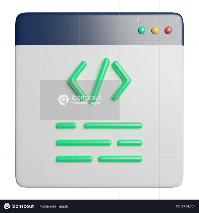 Coding 3D Icon - Free Download Seo & Web 3D Icons | IconScout