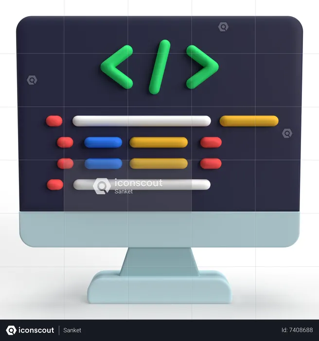 Coding 3D Icon - Free Download Design & Development 3D Icons | IconScout