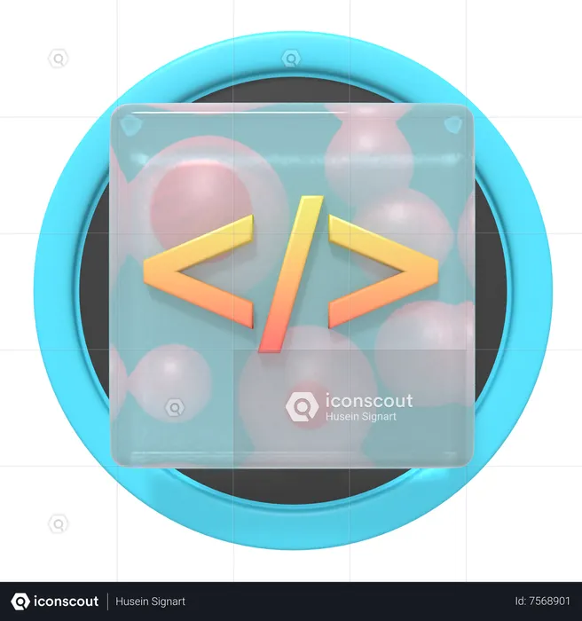 Coding Button 3D Icon - Free Download User Interface 3D Icons | IconScout