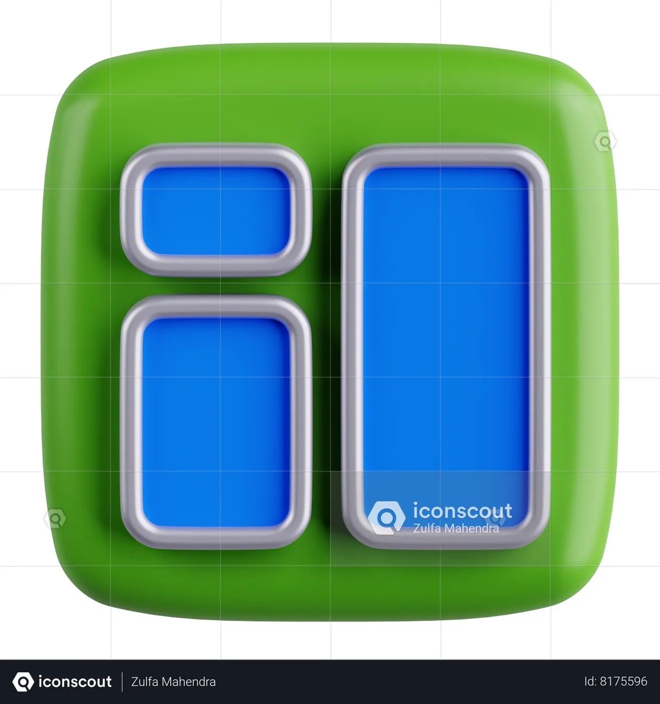 Dashboard 3D Icon download in PNG, OBJ or Blend format