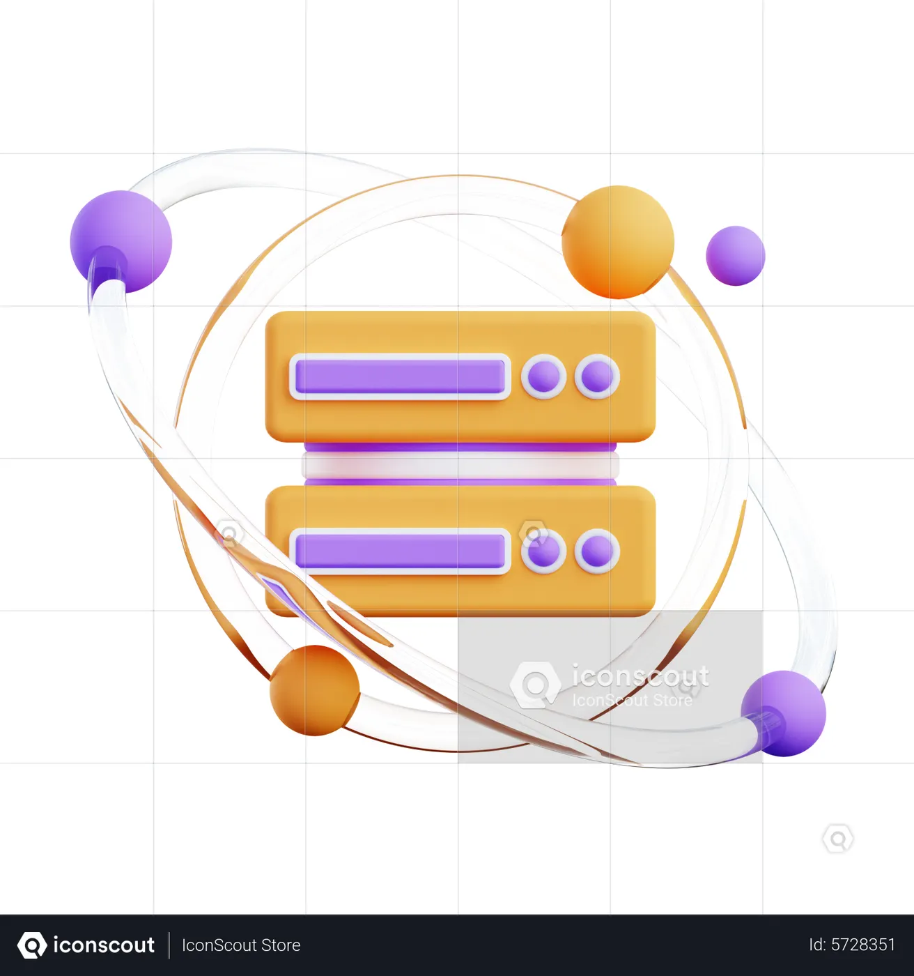 Data Science 3D Icon download in PNG, OBJ or Blend format