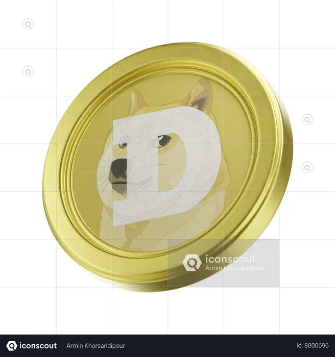 Dogecoin 3D Icon - Free Download Science & Technology 3D Icons | IconScout
