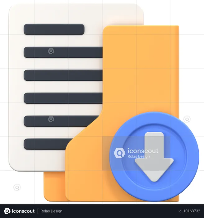 Download Folder 3D Icon - Free Download Files & Folders 3D Icons ...