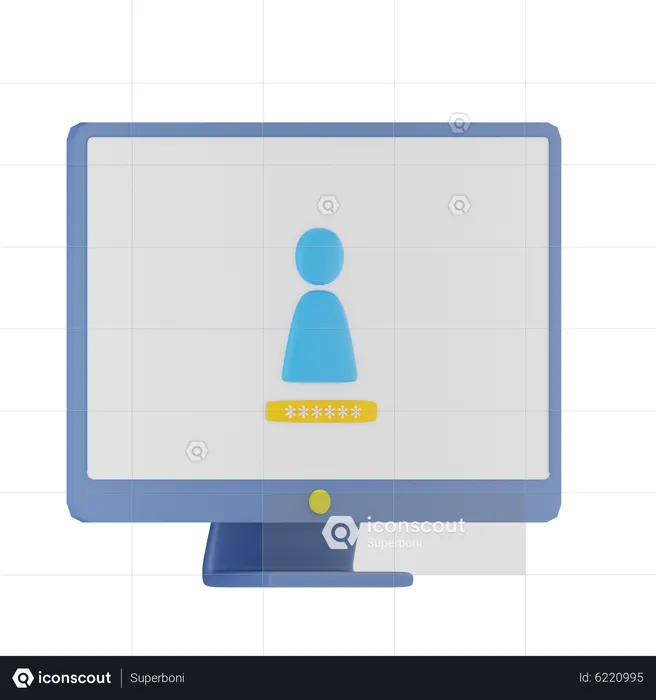 Employee Login 3D Icon download in PNG, OBJ or Blend format Employee Login 3D Icon download in PNG, OBJ or Blend format