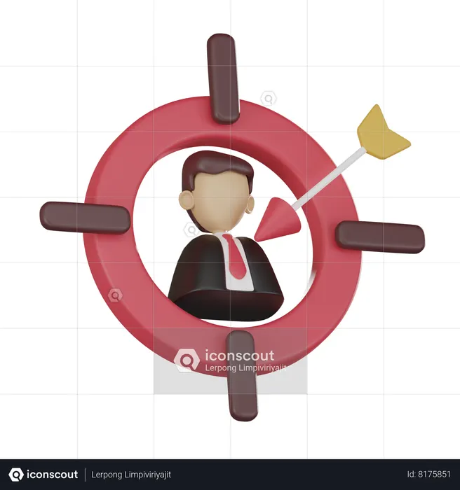 Employee Target 3D Icon download in PNG, OBJ or Blend format Employee Target 3D Icon download in PNG, OBJ or Blend format