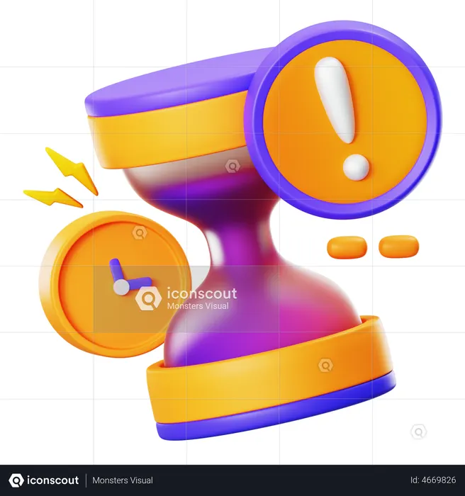 Expired Time Warning 3D Illustration download in PNG, OBJ or Blend format Expired Time Warning 3D Illustration download in PNG, OBJ or Blend format