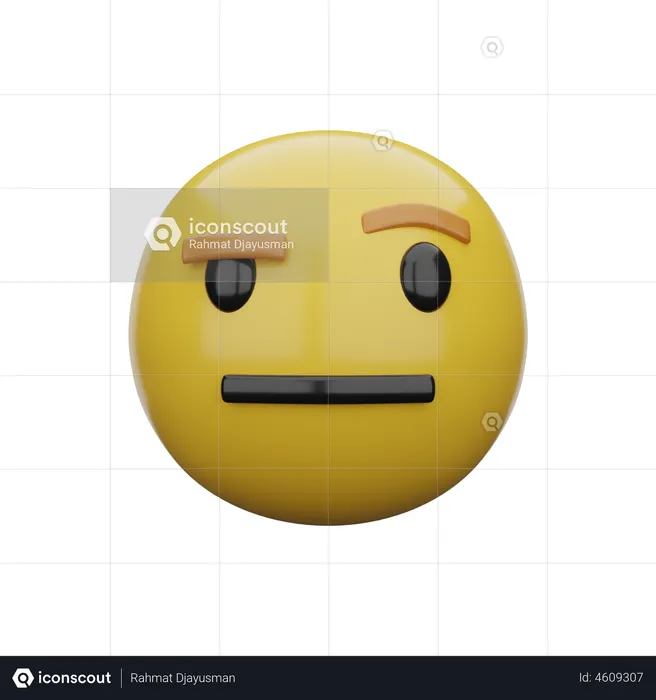 Expressionless Face 3D Emoji - Free Download Sign & Symbols 3D Emojis | IconScout