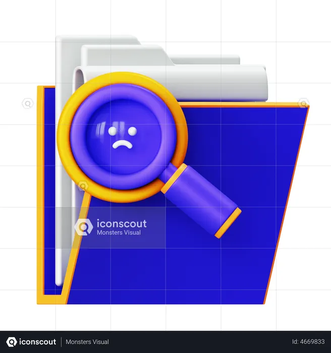 File Not Found 3d Illustration Download In Png Obj Or Blend Format