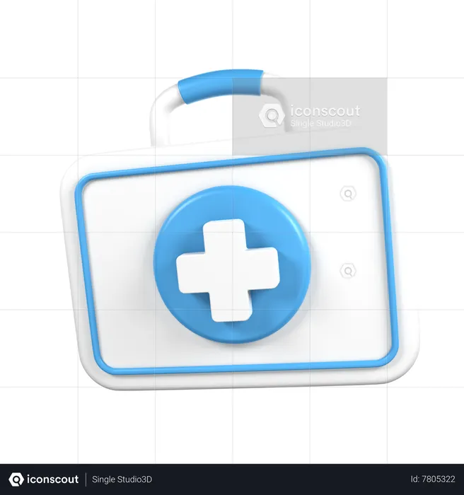 First Aid Kit 3d Icon Download In Png Obj Or Blend Format