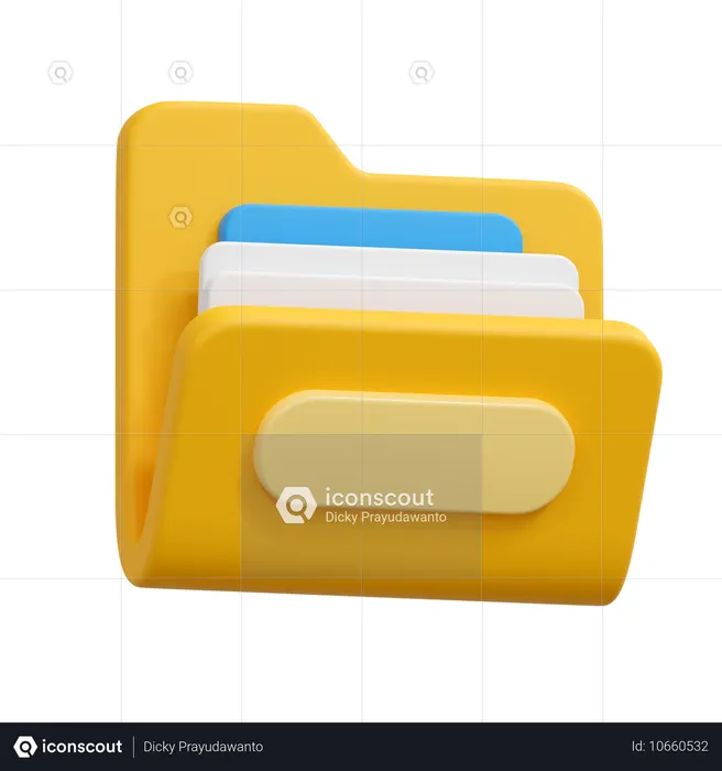 Folder 3D Icon - Free Download Files & Folders 3D Icons | IconScout