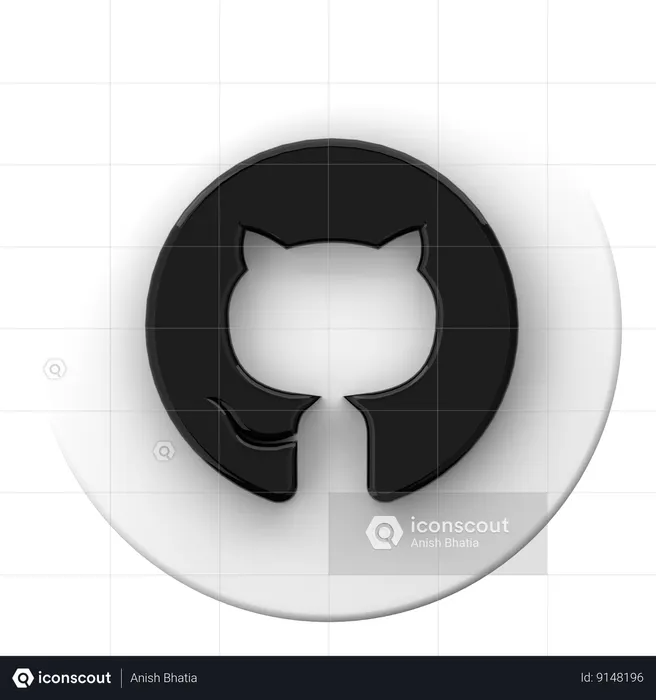 Github 3D Icon - Free Download Design & Development 3D Icons | IconScout