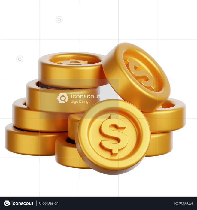 Gold Coin 3D Icon - Free Download Business 3D Icons | IconScout