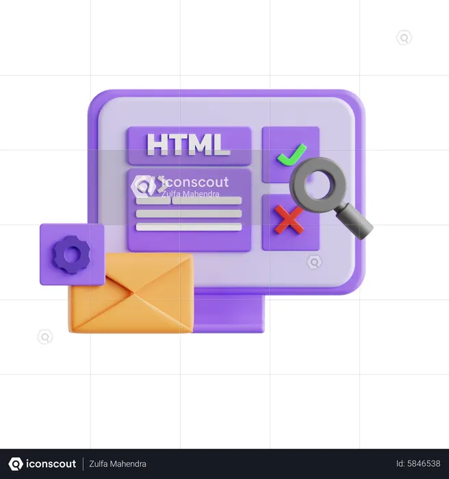 HTML 3D Icon - Free Download Design & Development 3D Icons | IconScout