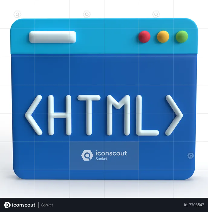 Html 3D Icon - Free Download Design & Development 3D Icons | IconScout