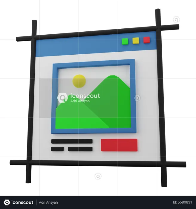 Image Coding 3D Icon - Free Download Design & Development 3D Icons ...