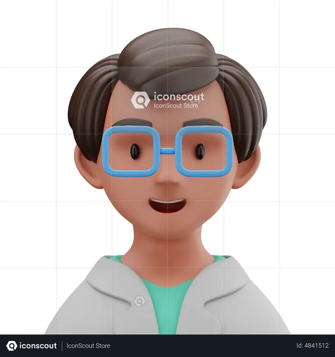 Lab Technician 3D Icon - Free Download People 3D Icons | IconScout