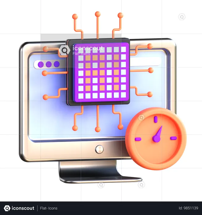 Limited Memory Machines 3D Icon - Free Download Science & Technology 3D Icons | IconScout