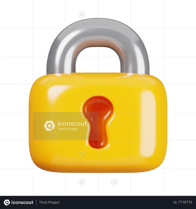 Lock 3D Icon - Free Download User Interface 3D Icons | IconScout