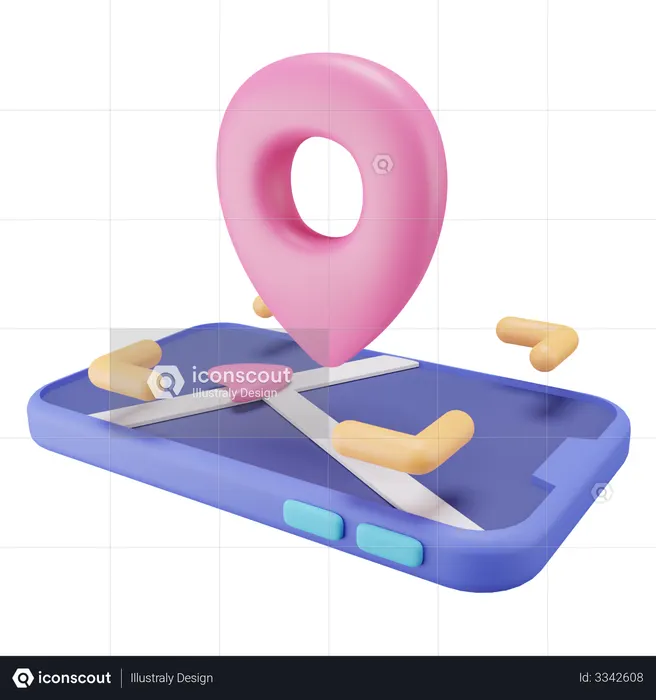 Ubicación Del Mapa 3D Icon - Free Download Tecnología científica 3D Icons | IconScout