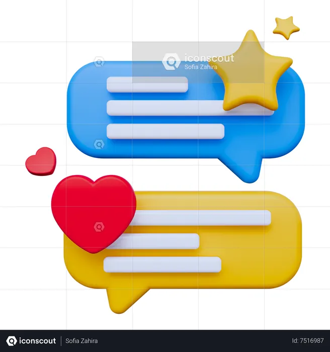 Obtén Mensaje De Retroalimentación 3D Icon de por descarga gratuita en Red de comunicacion 3D ...