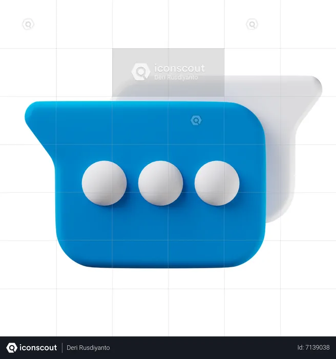 Message 3D Icon - Free Download User Interface 3D Icons | IconScout