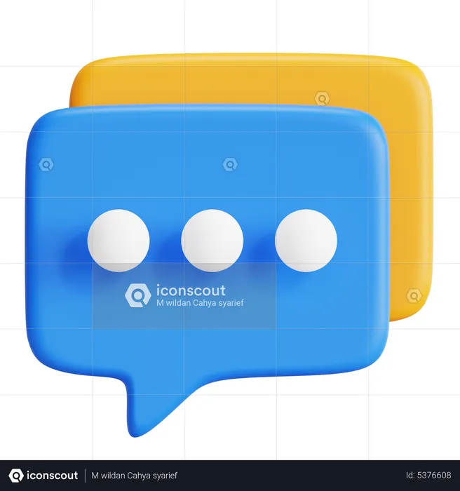 Messages 3D Icon - Free Download User Interface 3D Icons | IconScout