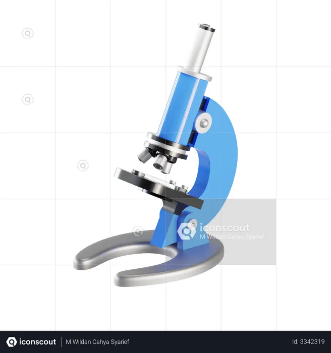 Microscope 3d Illustration Free Download Healthcare And Medical 3d Illustrations Iconscout