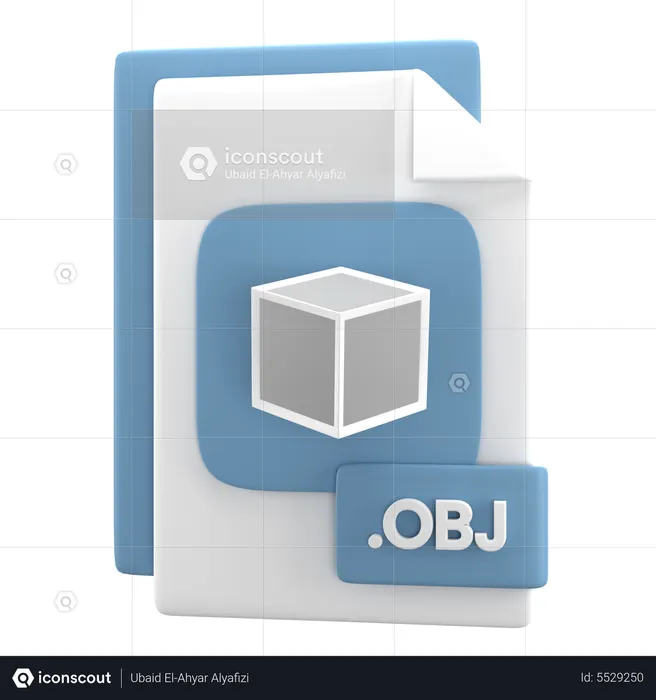 OBJ File 3D Icon - Free Download User Interface 3D Icons | IconScout