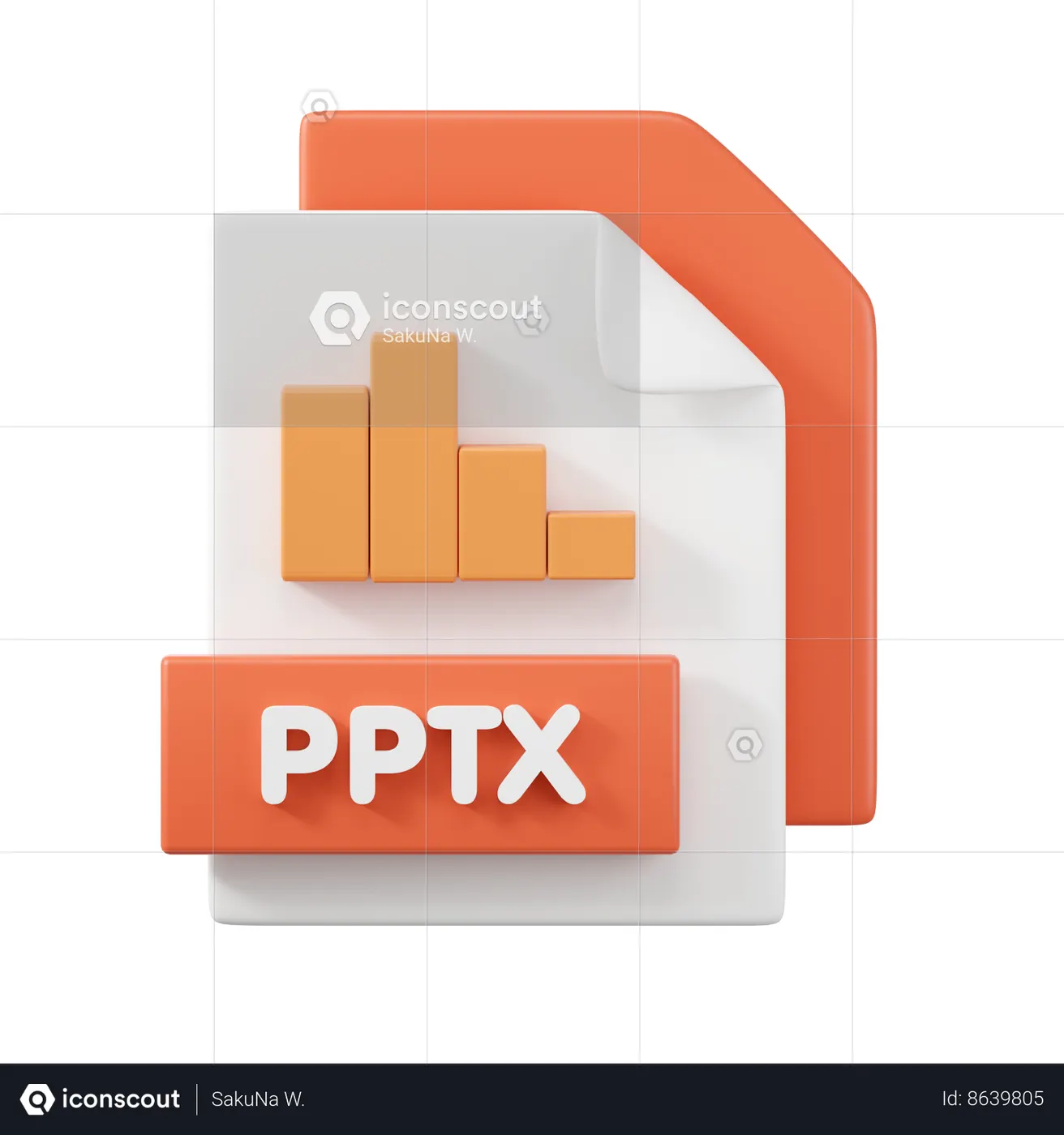Pptx File 3d Icon Free Download Files And Folders 3d Icons Iconscout 