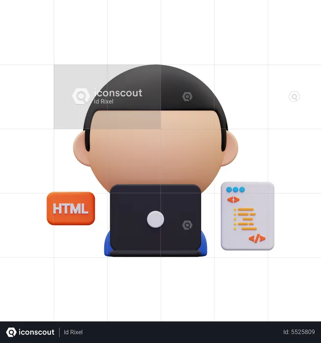 Programmer 3D Icon - Free Download Design & Development 3D Icons | IconScout
