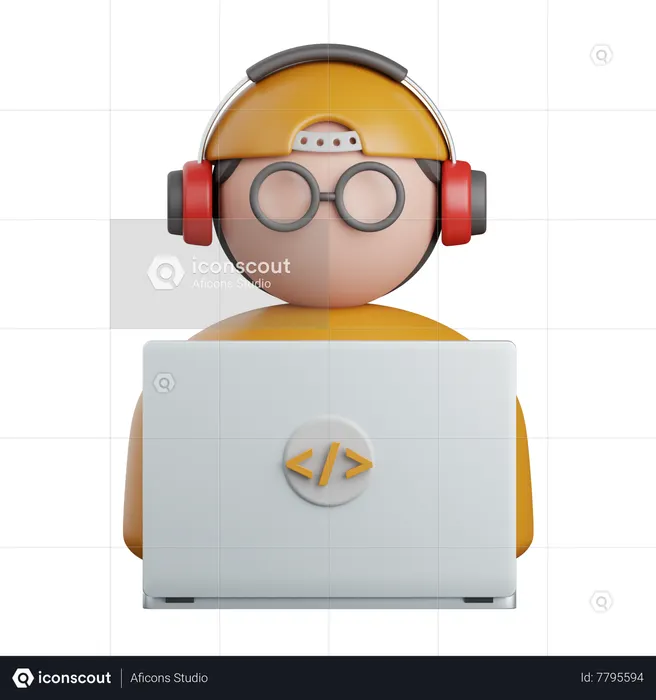 Programmer 3D Icon - Free Download Services 3D Icons | IconScout