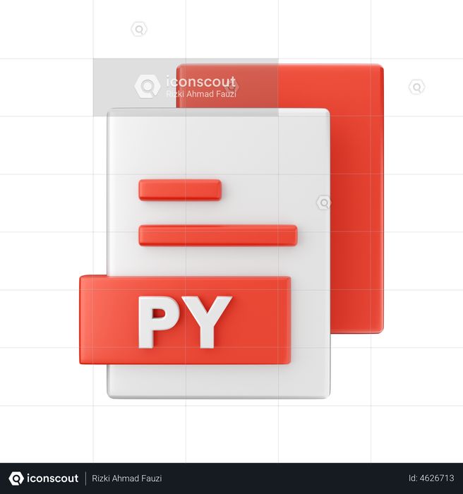Premium Py File 3D Illustration download in PNG, OBJ or Blend format Premium Py File 3D Illustration download in PNG, OBJ or Blend format