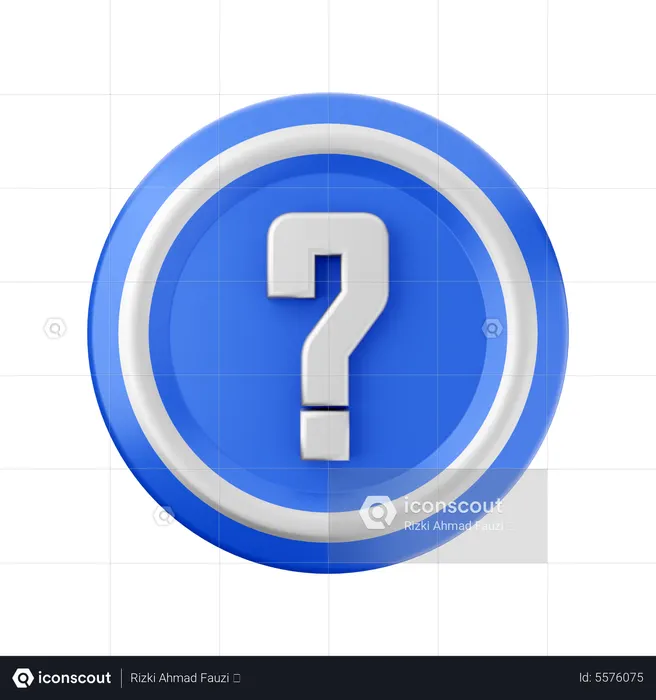 Question Mark 3D Icon download in PNG, OBJ or Blend format Question Mark 3D Icon download in PNG, OBJ or Blend format